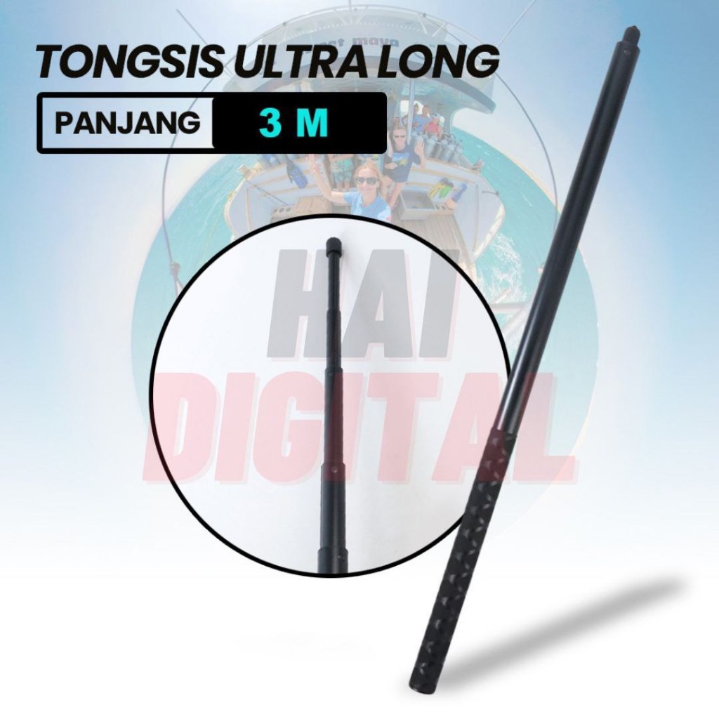 Jual Monopod Tongsis Camera Insta360 GoPro 360 Selfie Stick Ultra Long ...