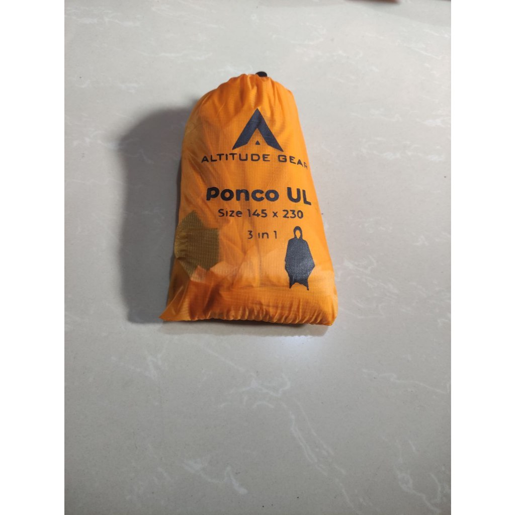 Jual Jas Hujan Poncho Ultralight 3in1 anti tembus Altitude gear 145cm x ...