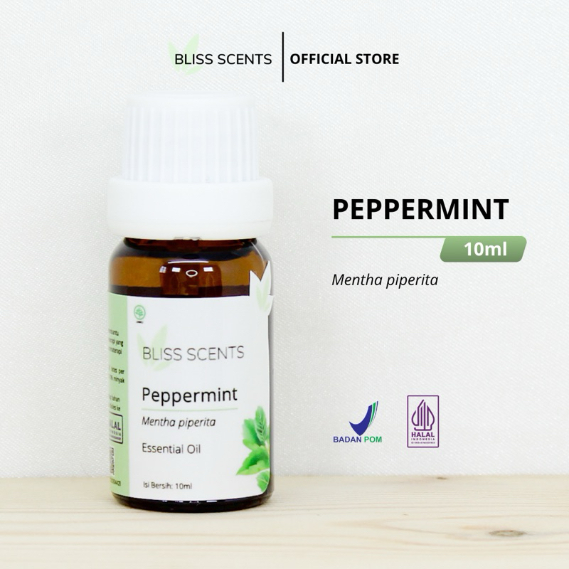 Jual BLISS SCENTS Peppermint Essential Oil 100% Murni Therapeutic Grade Aromatherapy Aromaterapi ...