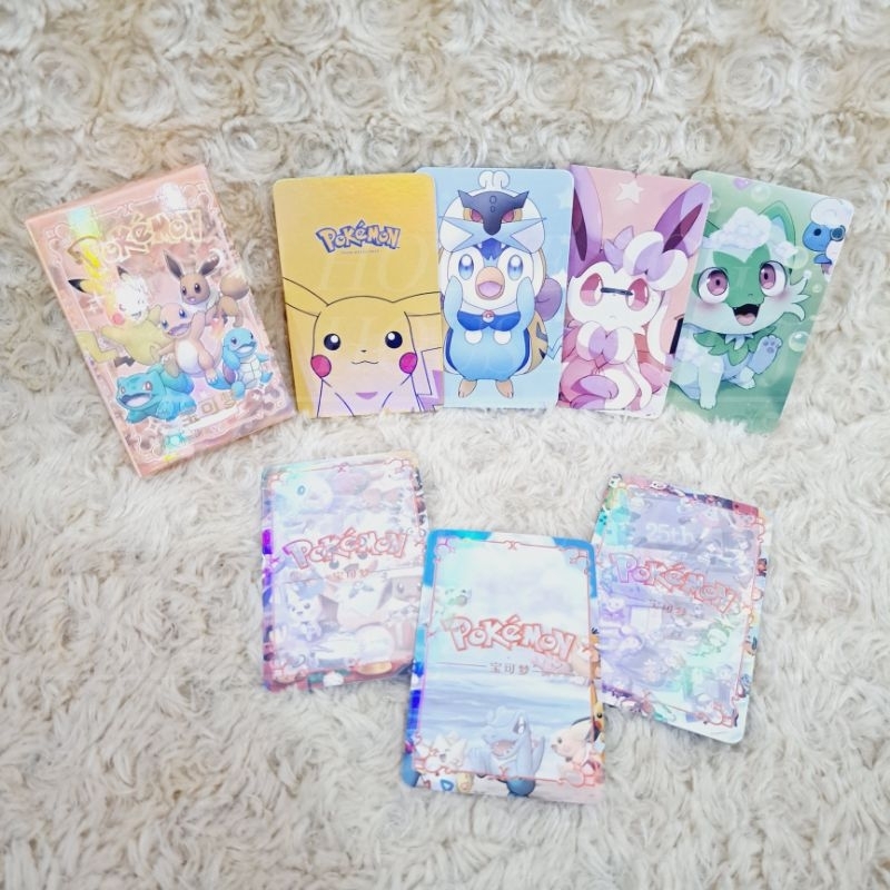 Jual Photocard Pokemon Pikachu Hologram 50 pcs Lomo Card Pokemon ...