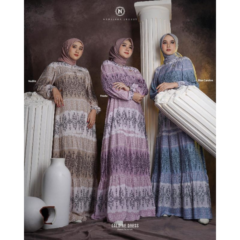 Jual GALDINE DRESS BY NADHEERA LUXURY | Shopee Indonesia