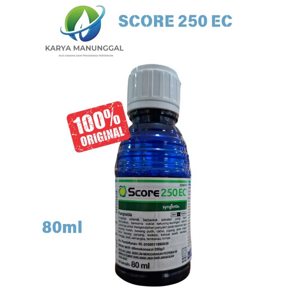 Jual SCORE 250 EC FUNGISIDA + ZPT SCORE PENGENDALI PENYAKIT TANAMAN 80 ML | Shopee Indonesia