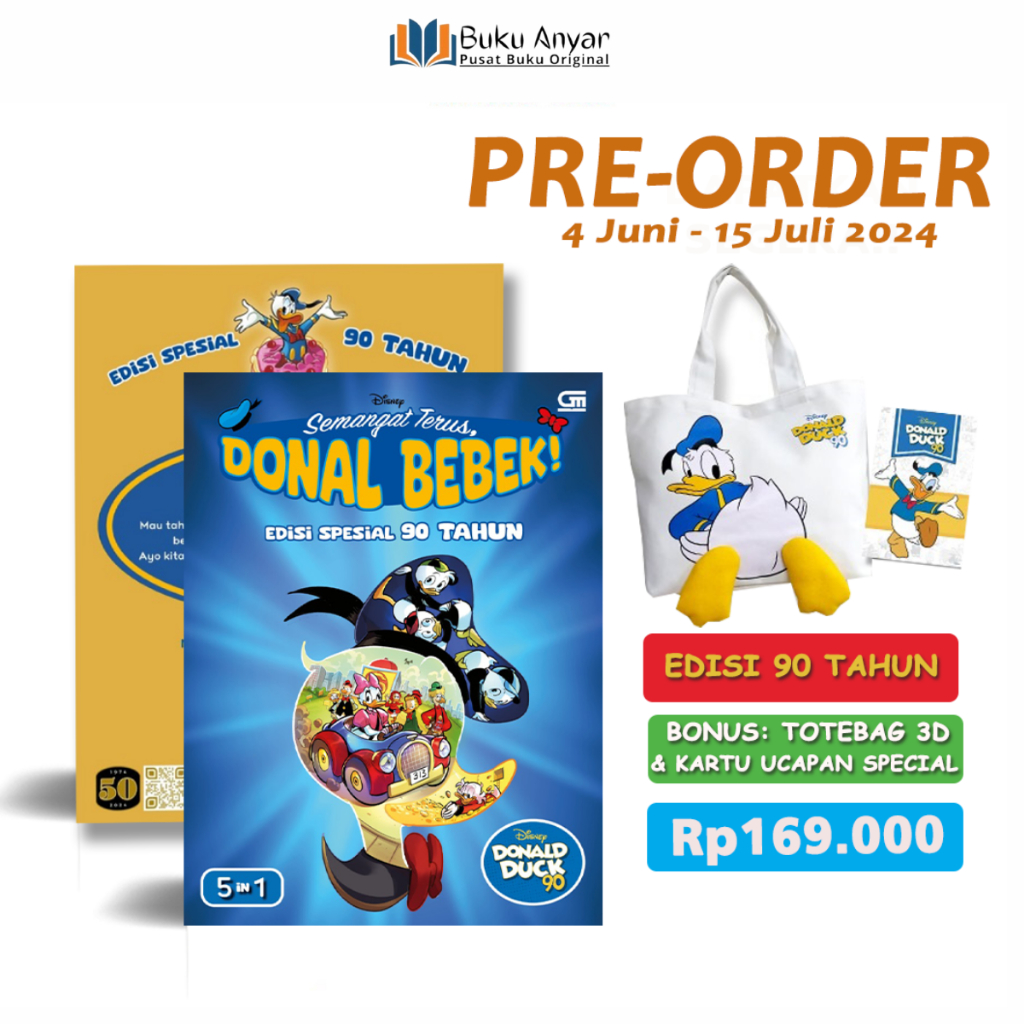 Jual PRE-ORDER DONAL BEBEK EDISI 90 TAHUN | Shopee Indonesia