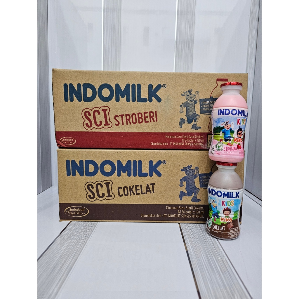 Jual Indomilk Kids SCI Botol 190ml Karton isi 24pcs | Shopee Indonesia
