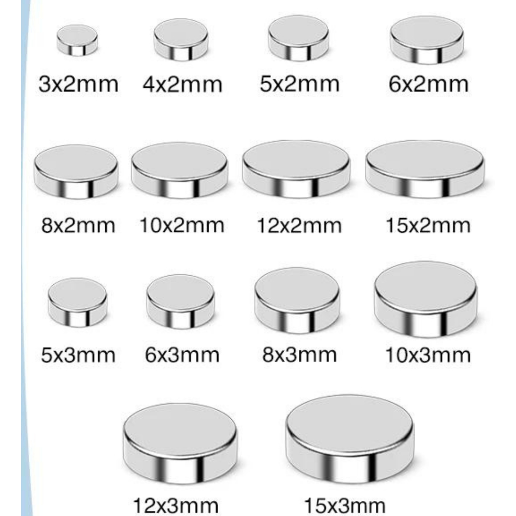 Jual STRONG MAGNET NEODYMIUM DISK MAGNET N52 DIY MAGNET SUPER KUAT ...