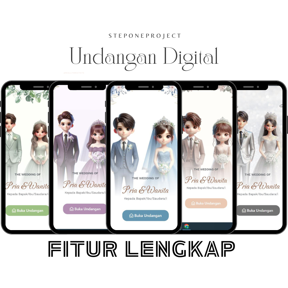 Jual Undangan Digital/Web/Link dan Video Bisa dengan FOTO | Shopee ...