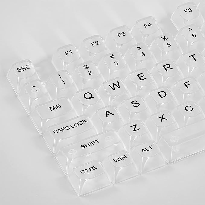 Jual Redragon Transparent Mechanical PBT Keycaps 147 Keys CRYSTAL ...