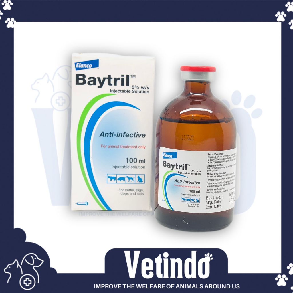 Jual Baytril 5% Solution for Injection | Shopee Indonesia