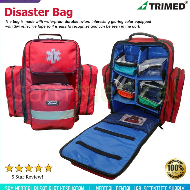 Jual Trimed Disaster Bag (Bag Only) / tas merah / ransel Red / Tas ...