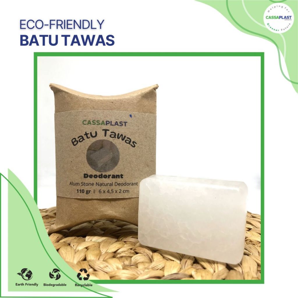 Jual Cassaplast Batu Tawas Deodorant Alami Alum Stone Natural Eco ...