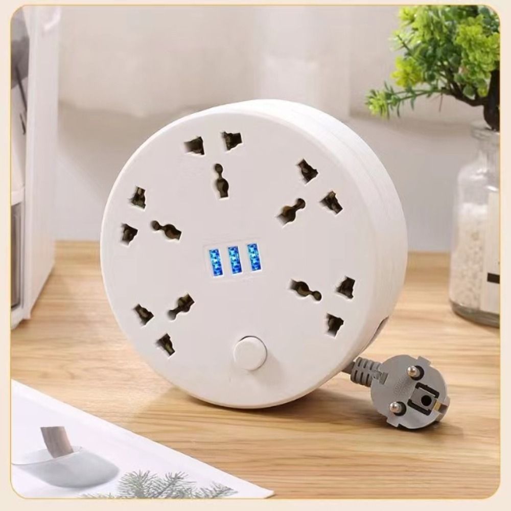 Jual Circle Port 5 Port 3 USB Stop Kontak Colokan Kabel Sambungan Kabel ...