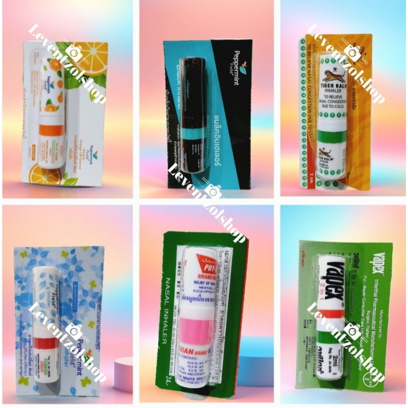 Jual INHALER THAILAND/ BLACK PEPPERMINT/TIGER BALM/ VAPEX/ PEPPERMINT ...