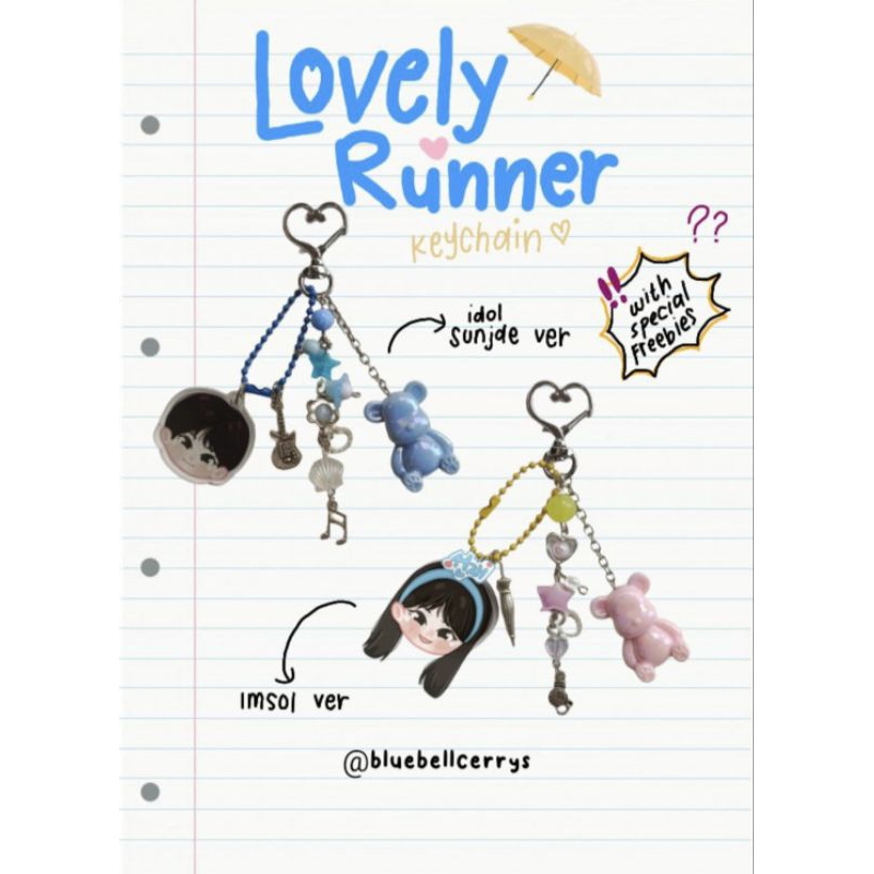 Jual Keychain lovely runner | keychain beads lovely runner | Shopee ...
