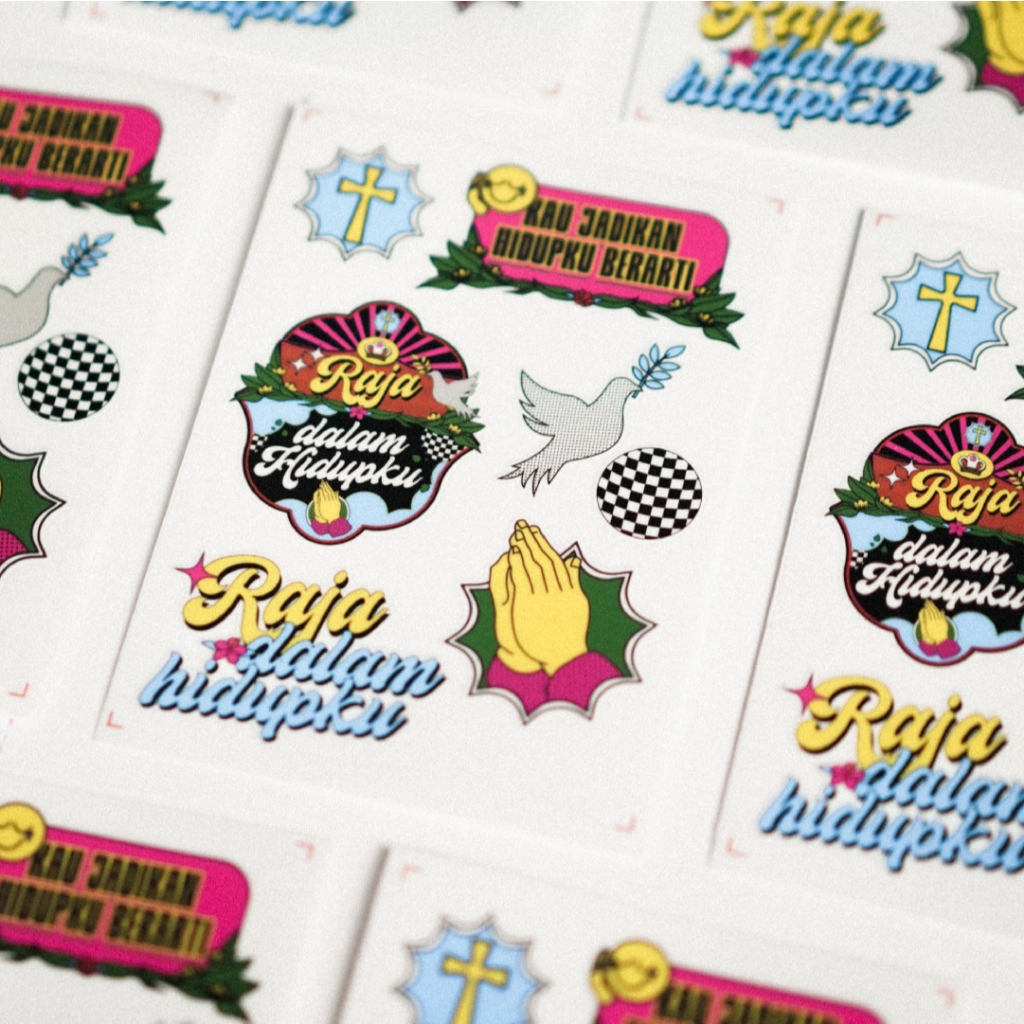 Jual ARK - Raja Dalam Hidupku Sticker | Atmosphere Worship Sticker ...