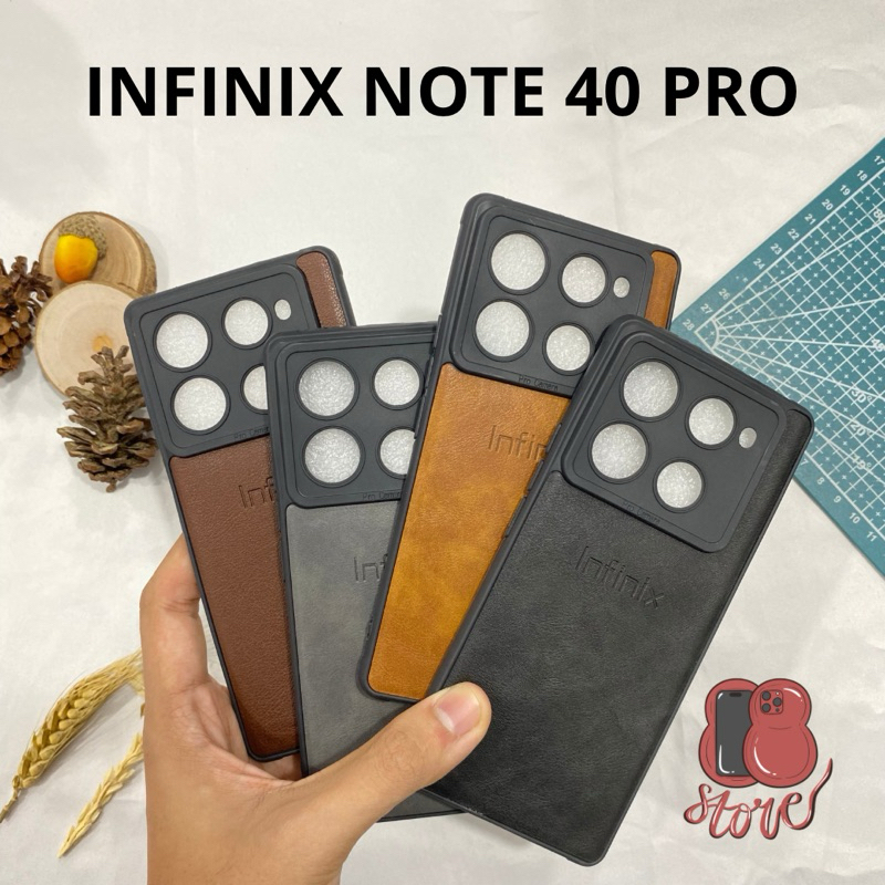 Jual Softcase Infinix Note 40 Pro Kulit Premium Warna Natural Leather ...