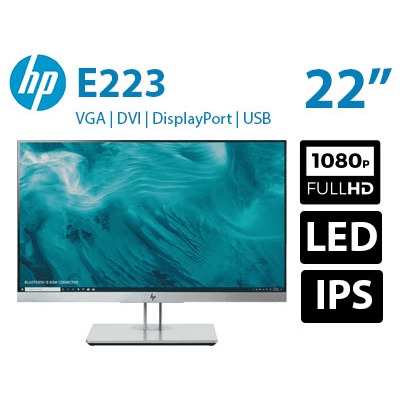 Jual LED Monitor IPS HP Frameless E223 / E243 22 Inch - 27 Inch Second ...