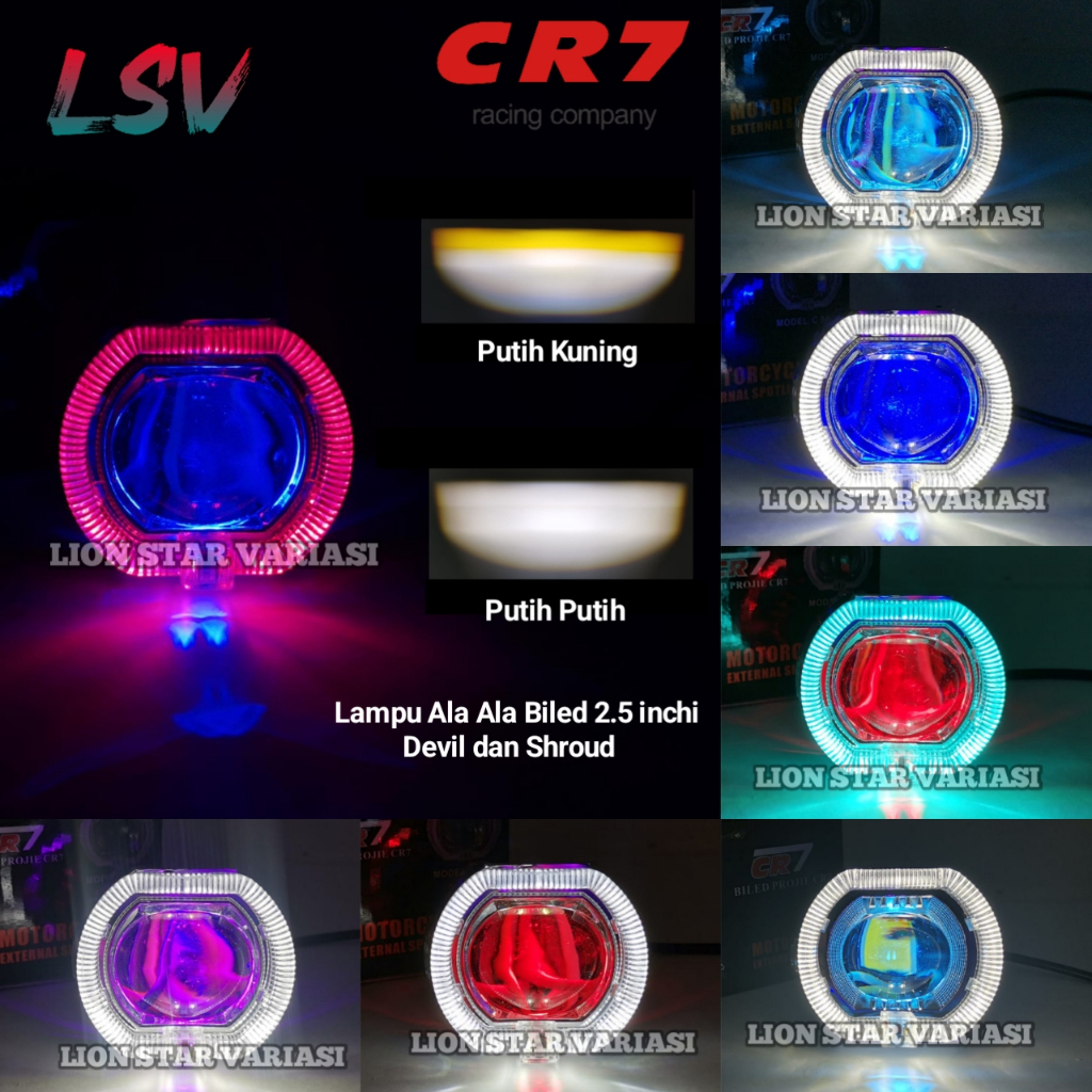 Jual Lampu Ala Ala Biled 2.5 inch Mini Projie Biled Cut Off Waterproof ...