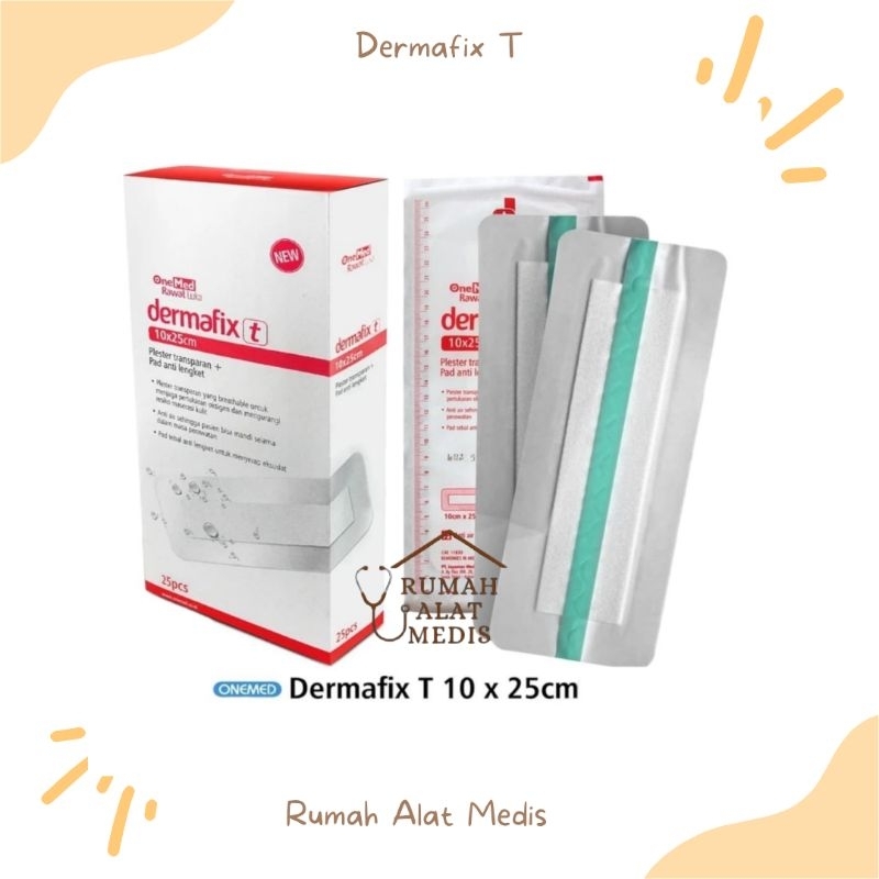 Jual Per Box Dermafix T 10 x 25cm / Plester Anti Air / Plester ...