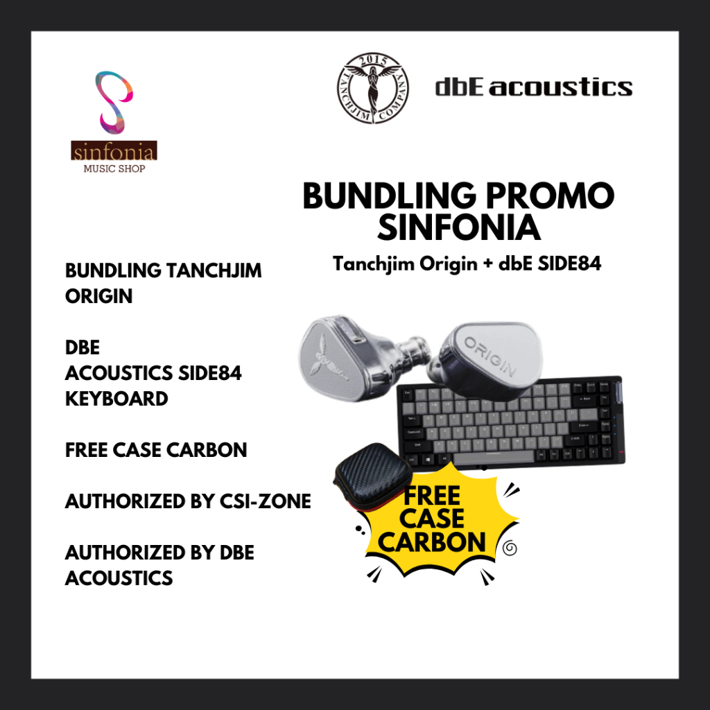 Jual Bundling Promo Sinfonia (Tanchjim ORIGIN & dbE SIDE84 Mechanical ...