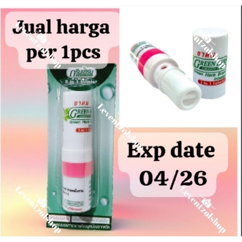 Jual GREEN HERB INHALER//ORI THAILAND | Shopee Indonesia