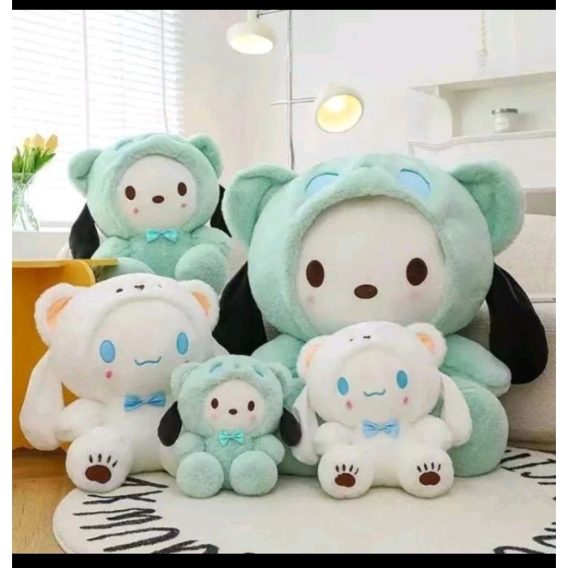 Jual Boneka sanrio cinamorol pochaco super lembut 25cm viral berlebel ...
