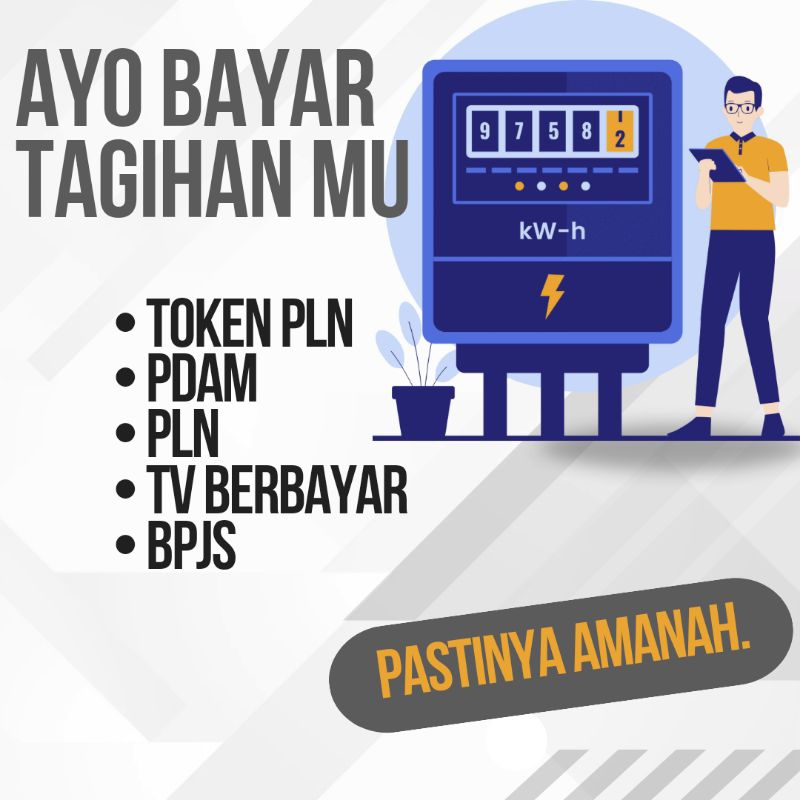 Jual BAYAR TAGIHAN MU SEKARANG, TOKEN PLN, PDAM, LISTRIK PASCABAYAR DAN PRABAYAR | Shopee Indonesia
