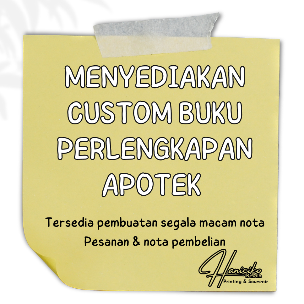 Jual Nota Surat Pesanan apotek 2 ply | Ukuran A5 | Shopee Indonesia