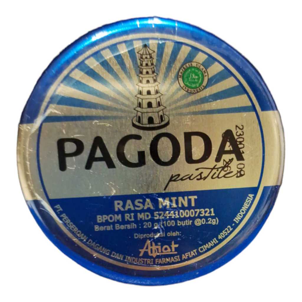Jual Pagoda Pastiles Permen kaleng - Pelega Tenggorokan Bau Mulut (30 g ...