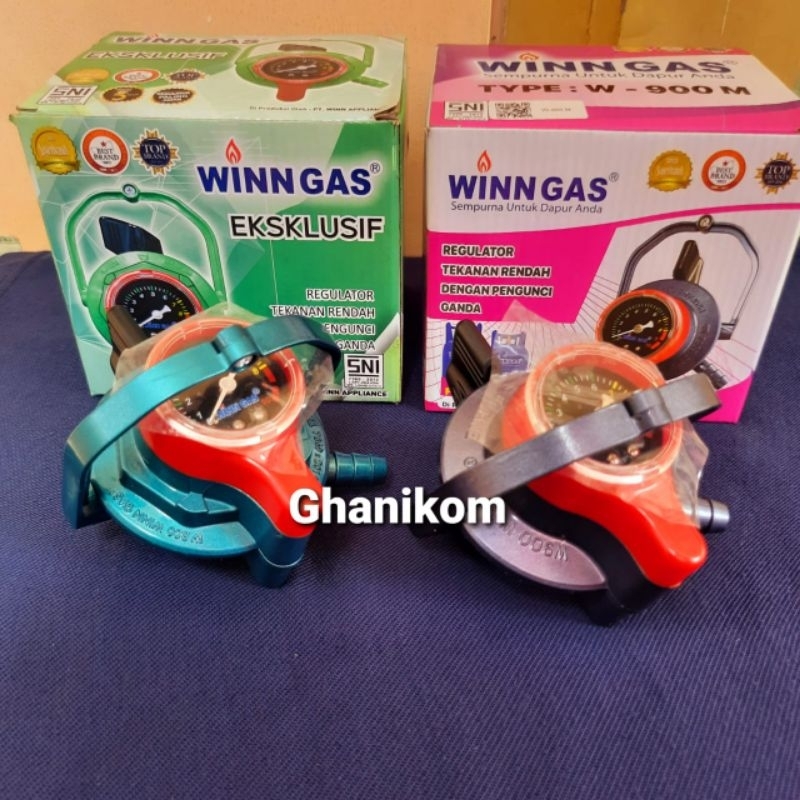 Jual Regulator Winngas W 800 Eksuklusif - Regulator Gas Double Lock ...