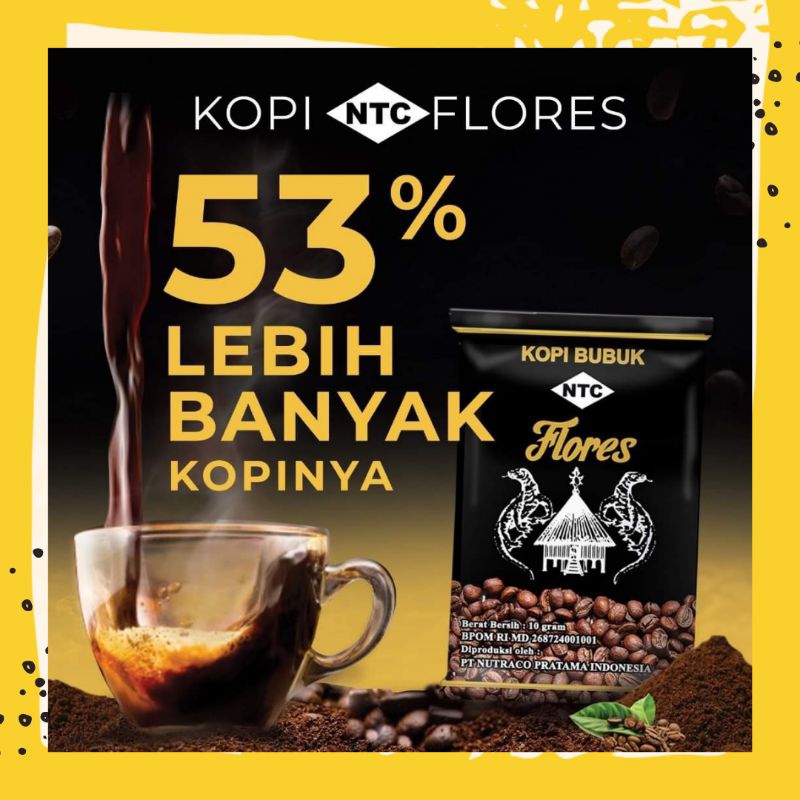 Jual Kopi Flores NTC 1 sachet 10gr khas Labuan Bajo | Shopee Indonesia