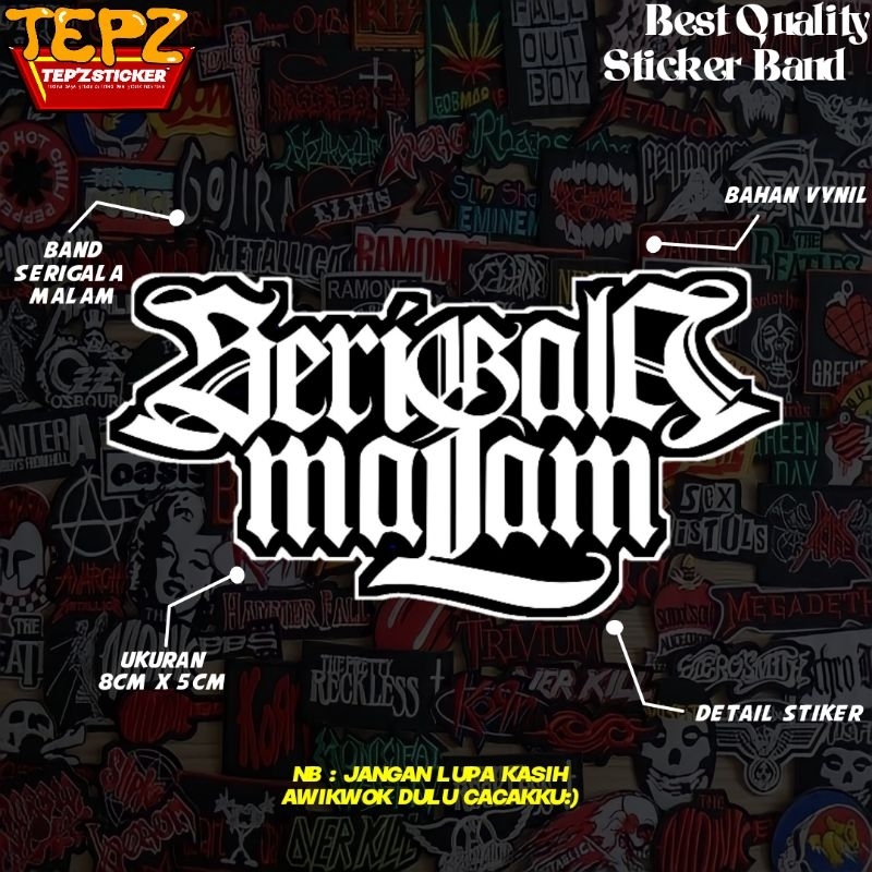 Jual STIKER STICKER (BAND SERIGALA MALAM) STIKER BAND|STIKER METAL ...