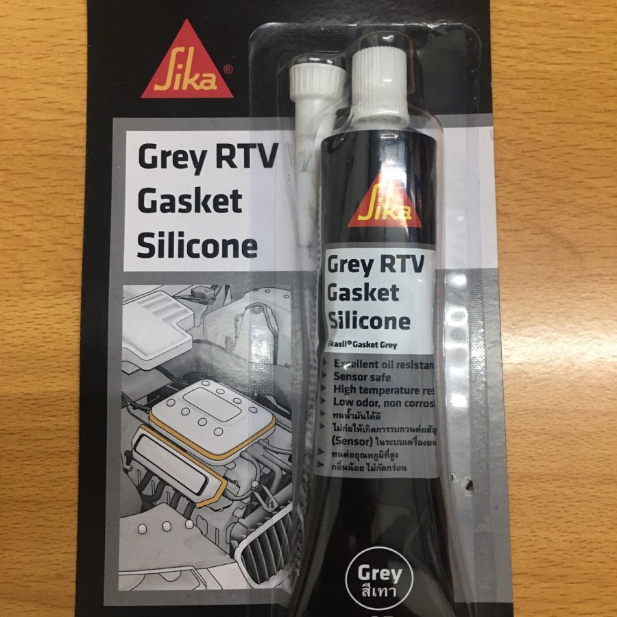 Jual Sika Grey RTV Gasket Silicone (95g) | Shopee Indonesia