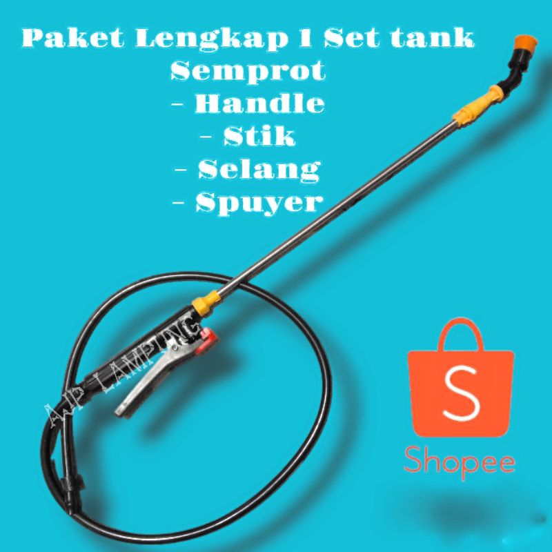 Jual Paket Lengkap Stik Sprayer Nozzle Spuyer Genggam Handle Selang ...