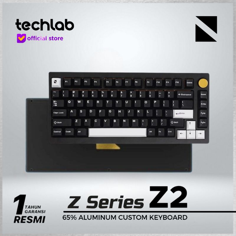 Jual Noir Z2 75% Alumunium Custom Mechanical Gaming Keyboard With Knob ...
