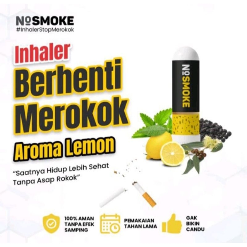 Jual NOSMOKE Inhaler STOP MEROKOK Aroma Lemon | Shopee Indonesia