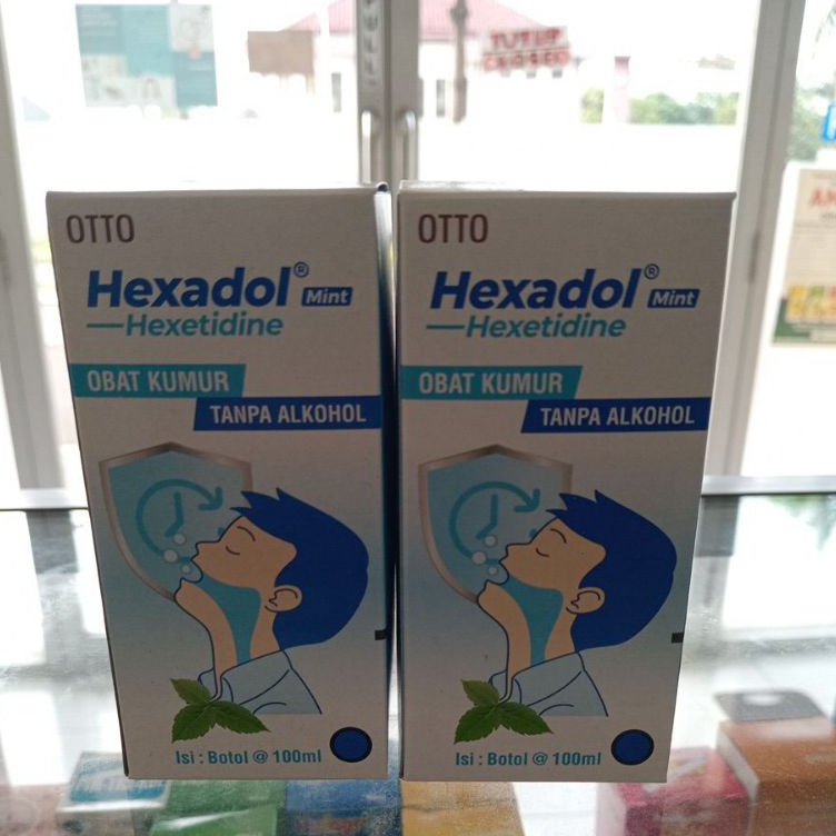 Jual HEXADOL Mint 1 ml Kumur | Shopee Indonesia