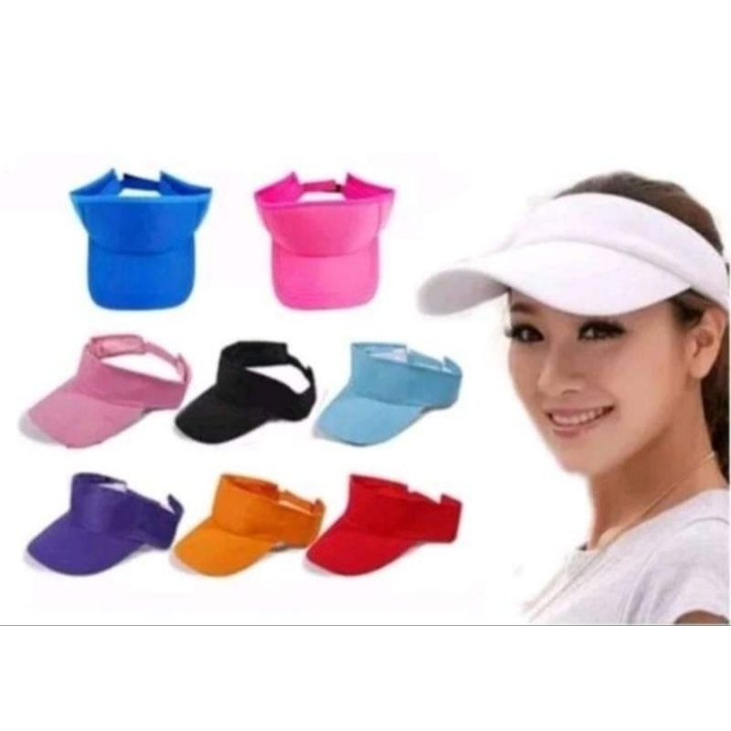 Jual Topi bolong topi senam request bordir Nama atau kata_kata | Shopee ...
