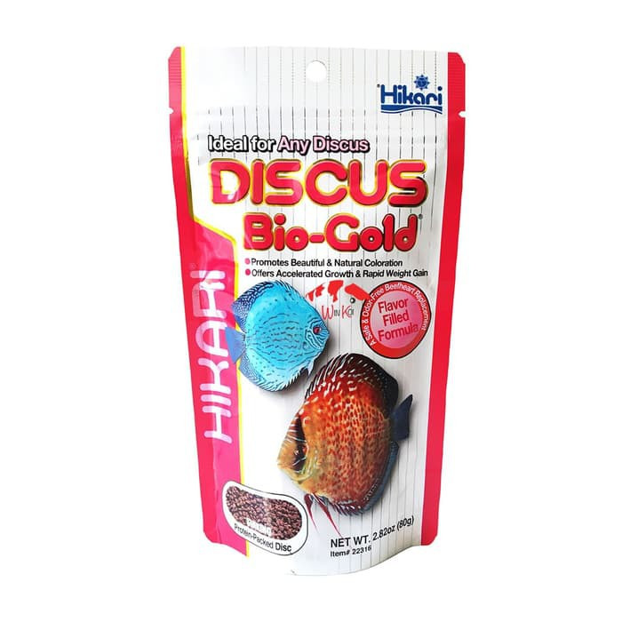 Jual Hikari Discus Bio-Gold 80g | Makanan Paka Ikan Discus | Discus ...
