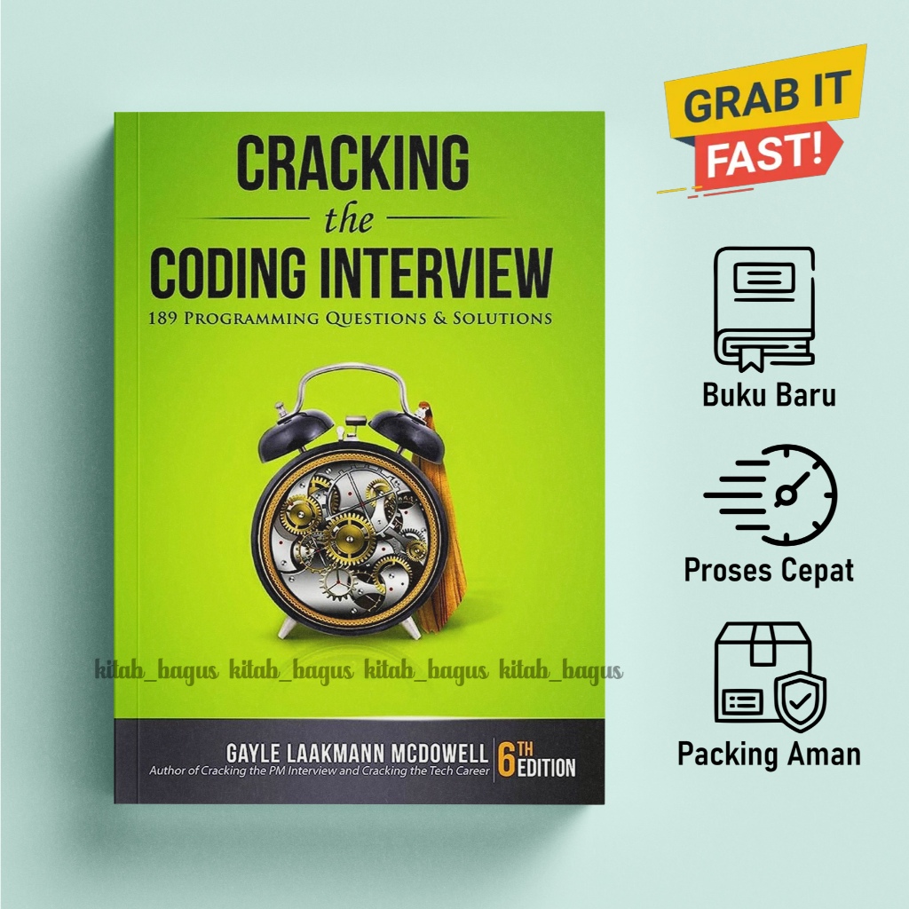 Jual (ENGLISH) Cracking the Coding Interview Gayle Laakmann McDowell | Shopee Indonesia