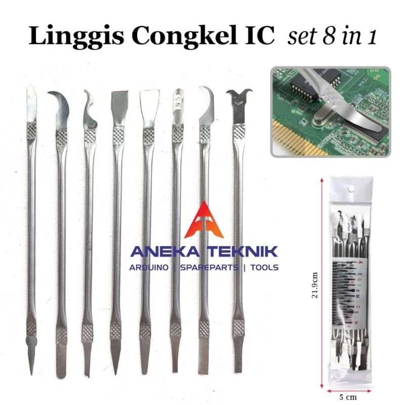 Jual SET 8 IN 1 Pisau Linggis Congkel IC Chip CPU / IC HP Repair ...