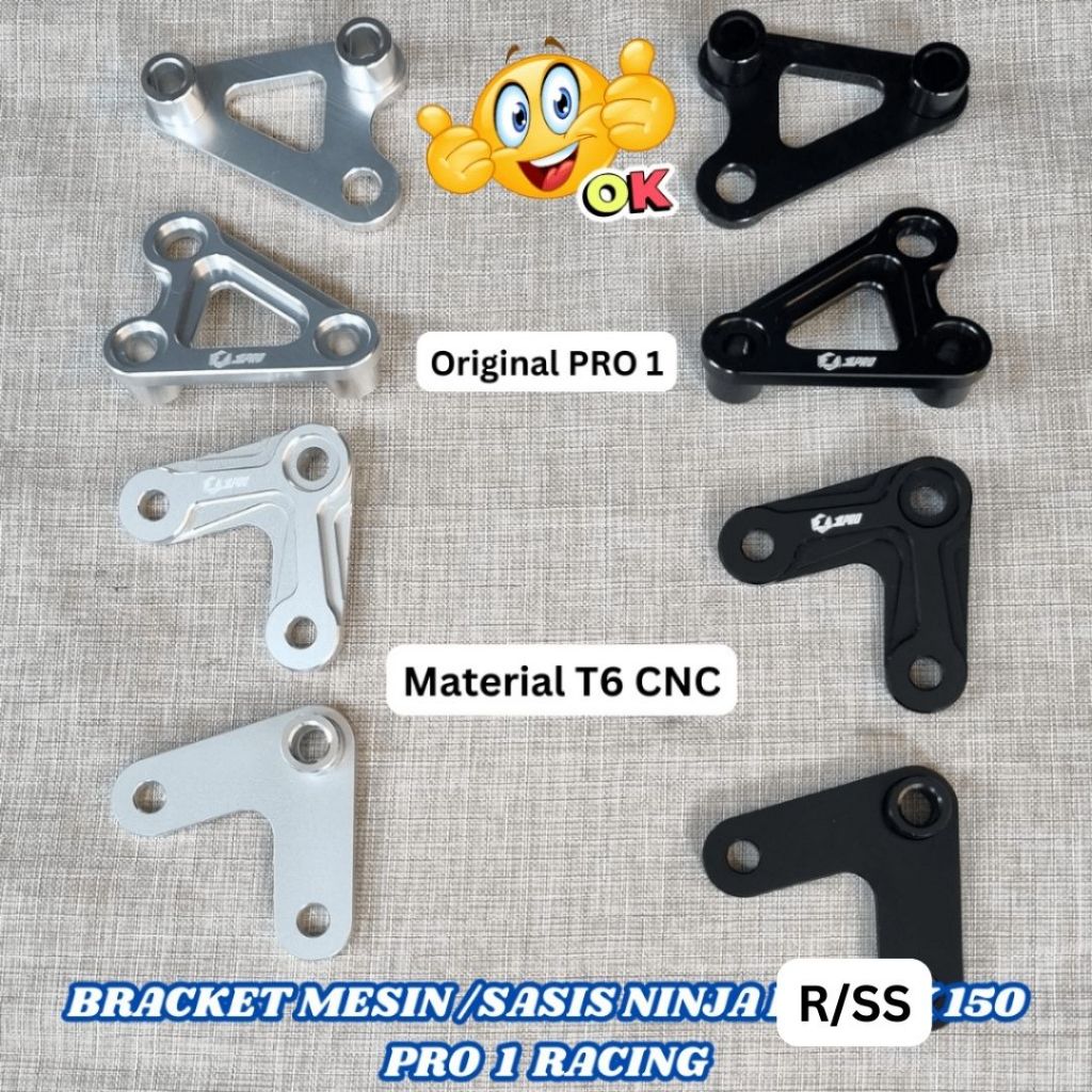 Jual BRACKET MESIN / SASIS NINJA R/SS 150 PRO 1 RACING | Shopee Indonesia