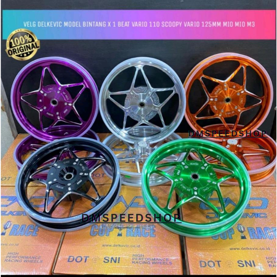 Jual VELG PELAK DELKEVIC K-SPEED DAN X1 BINTANG VND NEW SPEED VARIO 125 ...