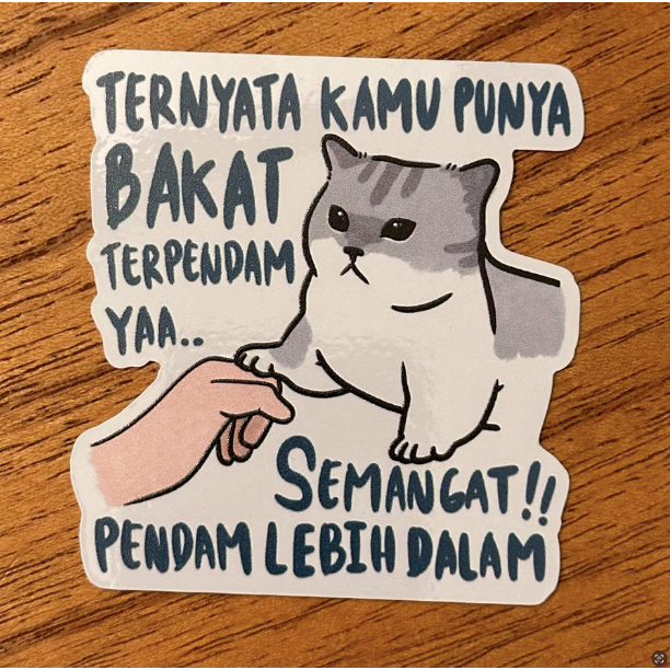 Jual Sticker Kucing Mental Illness EDISI 3 | Shopee Indonesia