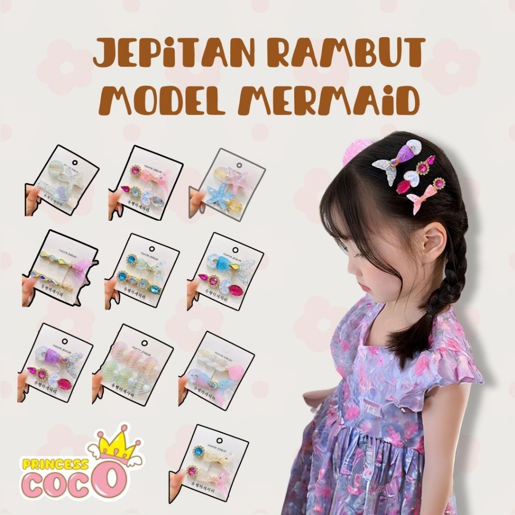 Jual [PRINCESS COCO] Jepit Rambut Mermaid Hairpin Bintang Laut ...