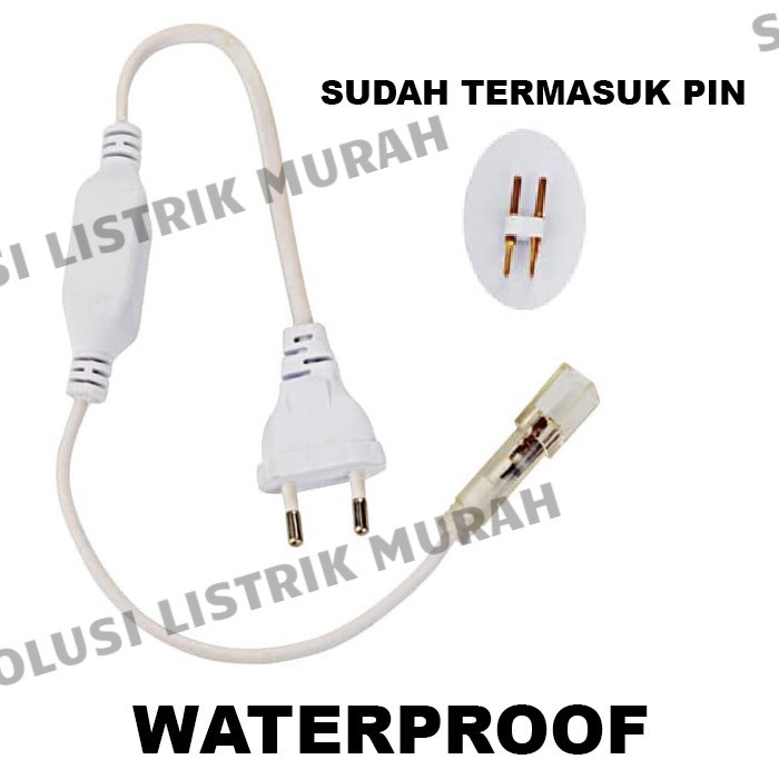 Jual Socket LED Selang 5050 / Kabel Adaptor LED Strip Selang 5050 Model ...