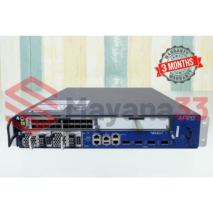 Jual Juniper Networks MX40-T Internet Router bukan MX80 MX104 MX204 | Shopee Indonesia