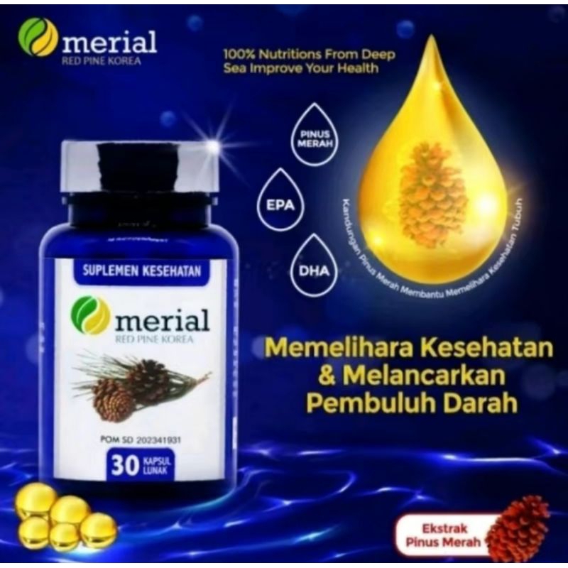 Jual Merial Red Pine Korea Original - Atasi Kolesterol dan Hipertensi ...