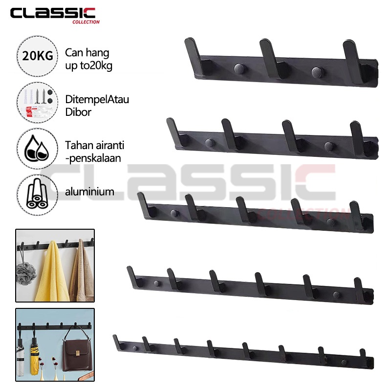 Jual Gantungan Dinding Aluminium tebal dan anti air Serbaguna Multifungsi / Home Towel Hanger ...