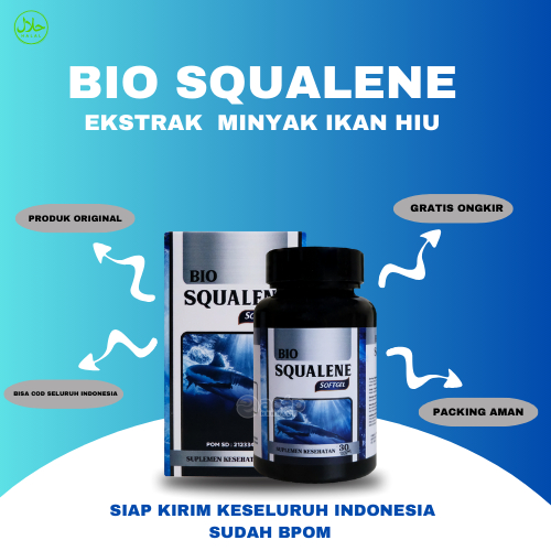 Jual Bio Squalene Softgel Minyak Hati Ikan Hiu Omega 3 6 9 Fish Oil ...