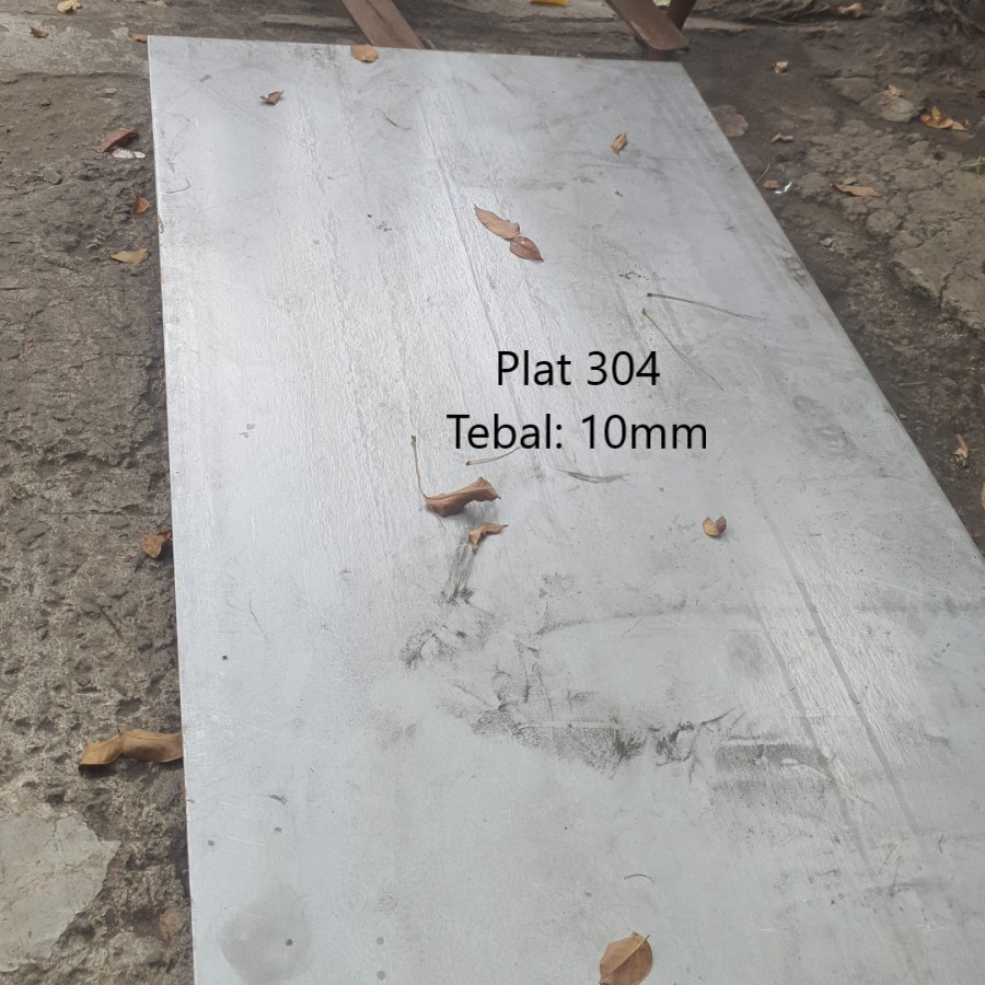 Jual Plat 304 | tebal: 10mm | uk: 20cm x 20cm | Diameter 20cm harga ...